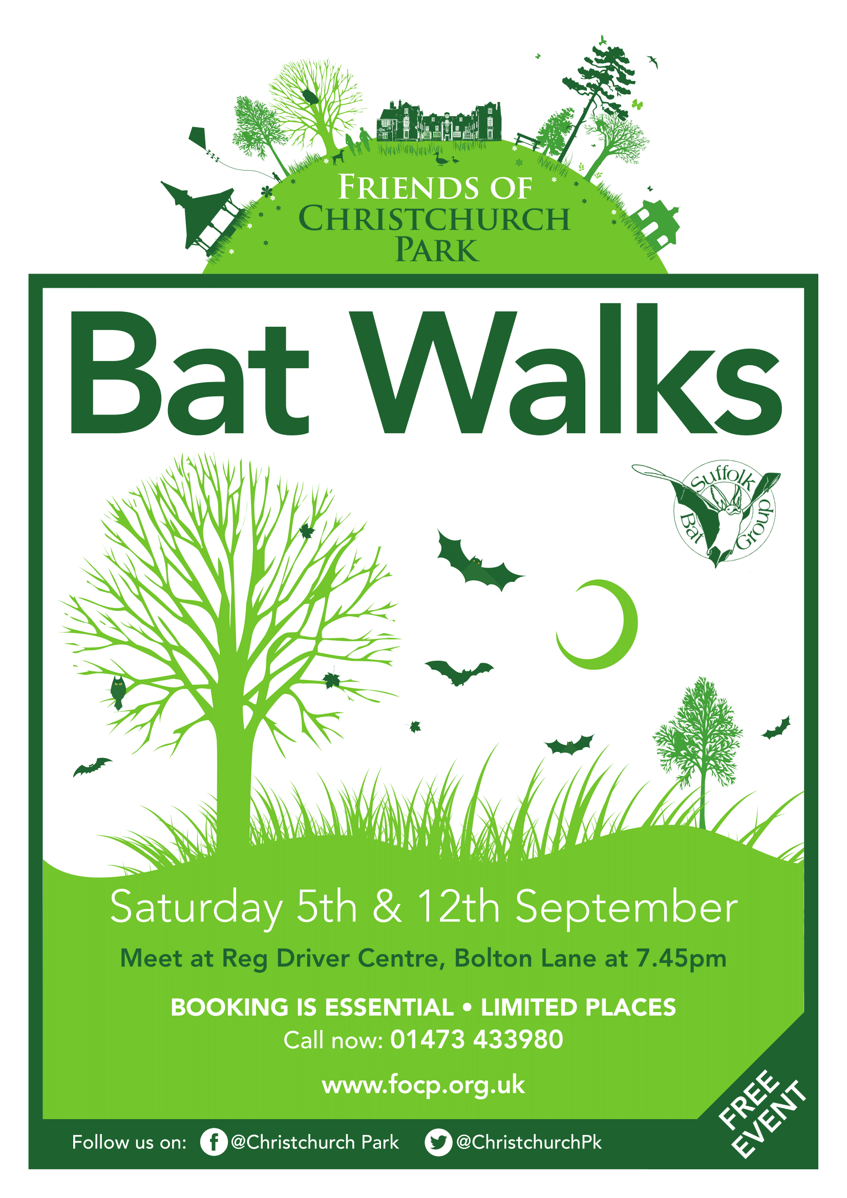 Coming soon - Bat Walks | The Friends of Christchurch Park